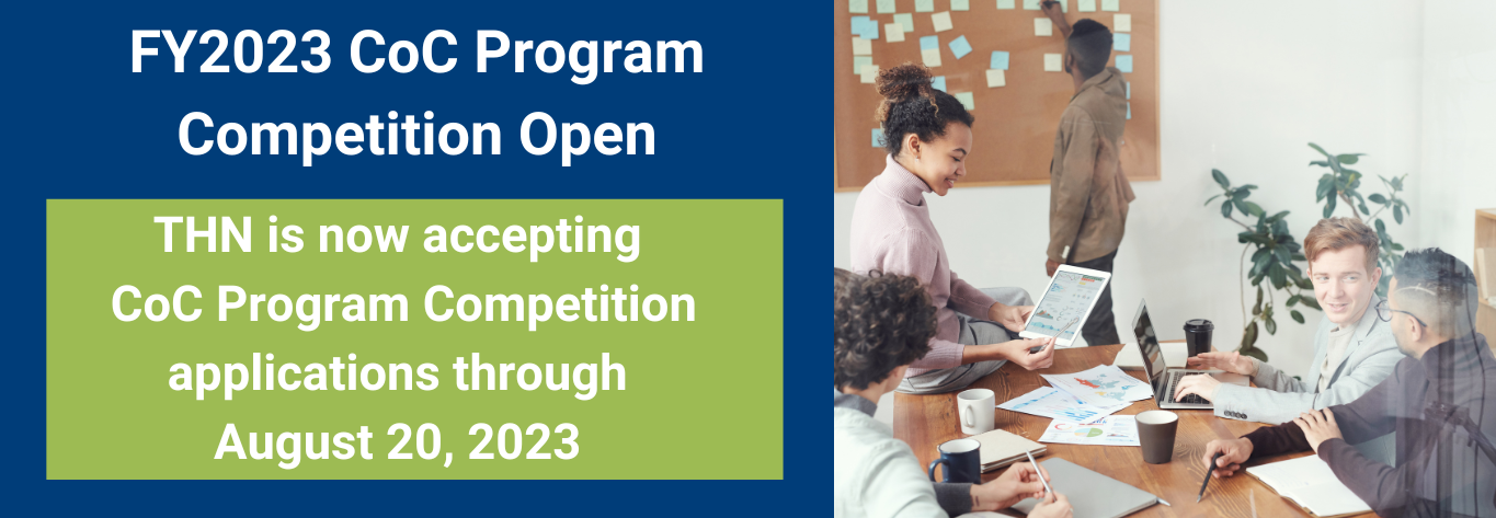 FY23 CoC Competition Website Banner – Texas Homeless Network