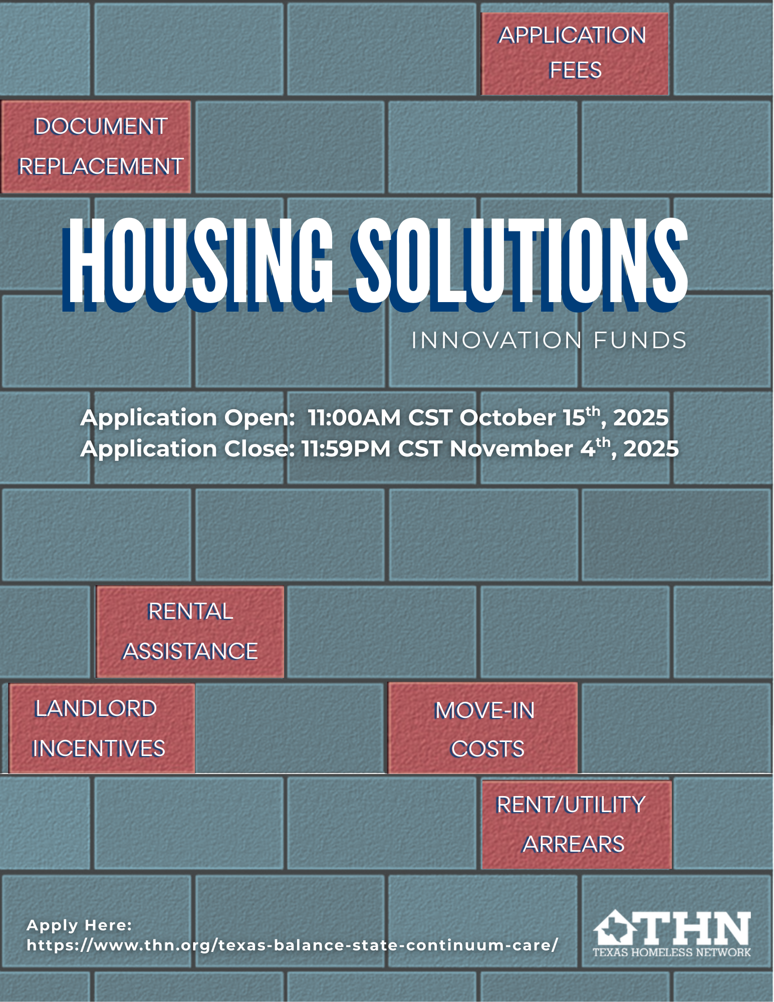 Innovation Fund Informational Flyer – Texas Homeless Network